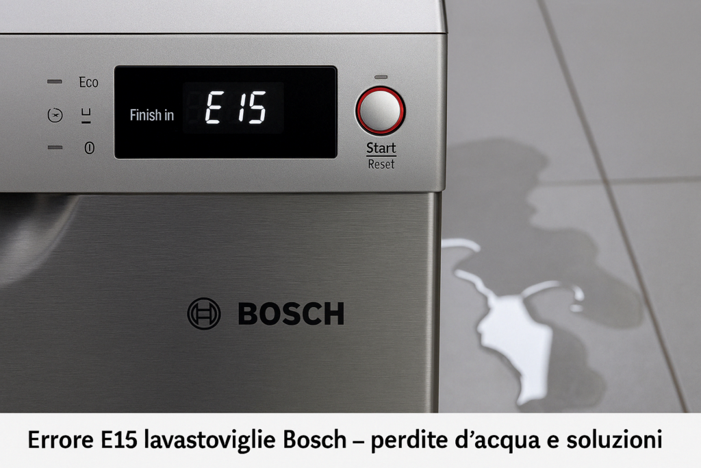 Errore E15 Lavastoviglie Bosch: Cosa Significa e Come Risolverlo - Casservice